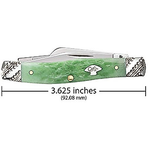 Case Cutlery 53252 Lockback Emerald Bone
