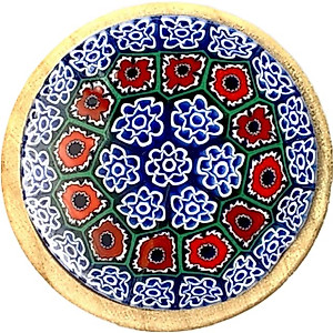 Wine Bottle Stopper – Unique gift for Dinner Host, Wine Lover, or Housewarming – a versatile wine accessory, use for Wine or Champagne – Handmade of Murano Glass and Portuguese Cork keeps wine fresher