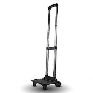 SSE Folding Compact Lightweight Premium Durable Luggage Cart - Travel Trolley with Bungee Cord