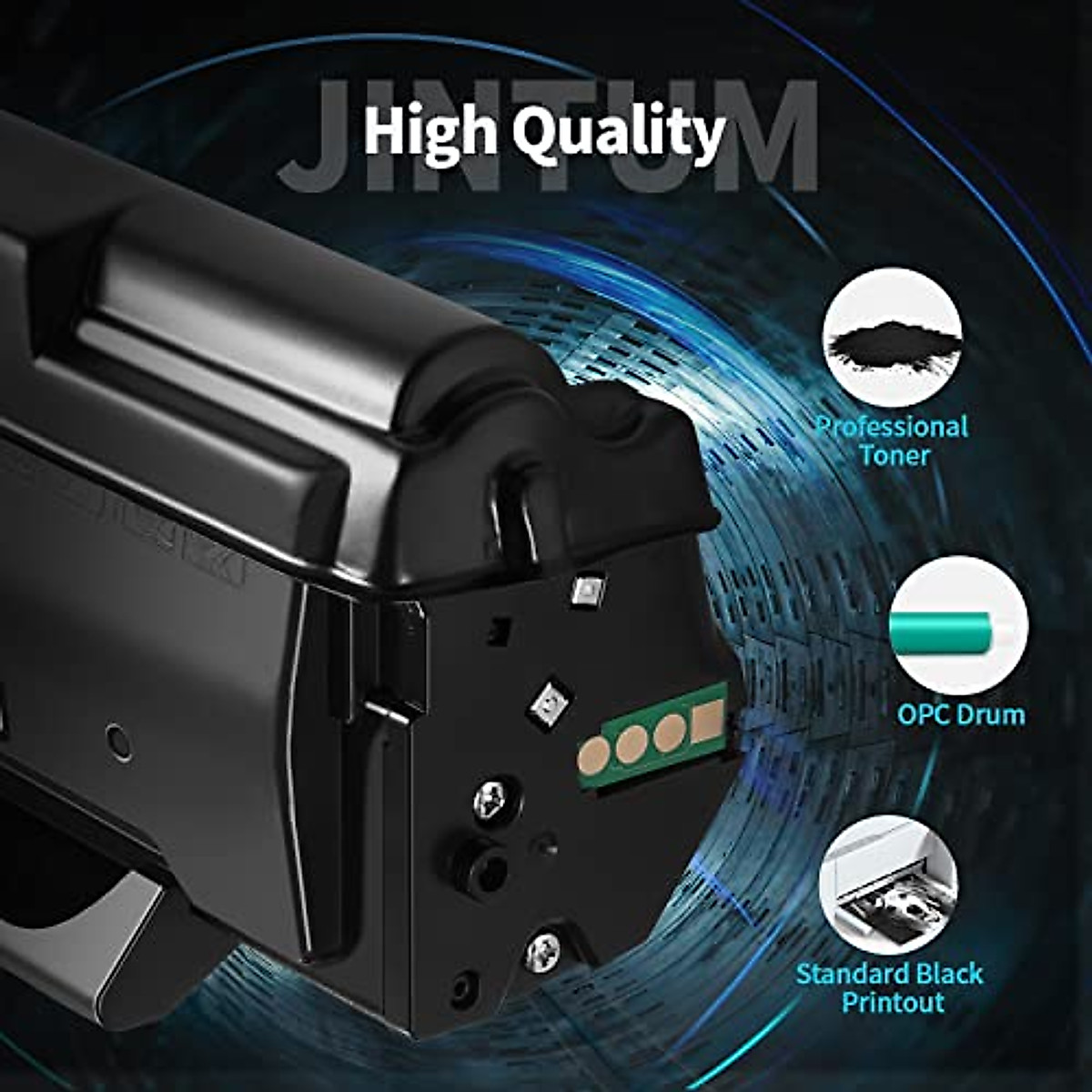 JINTUM Compatible PB-211 Toner Cartridge Replacement for Pantum PB-211 PB-211EV Toner Cartridge for Pantum P2502W M6552NW M6550NW M6602NW M6600NW P2500W Laser Printer (Black, 2Pack)