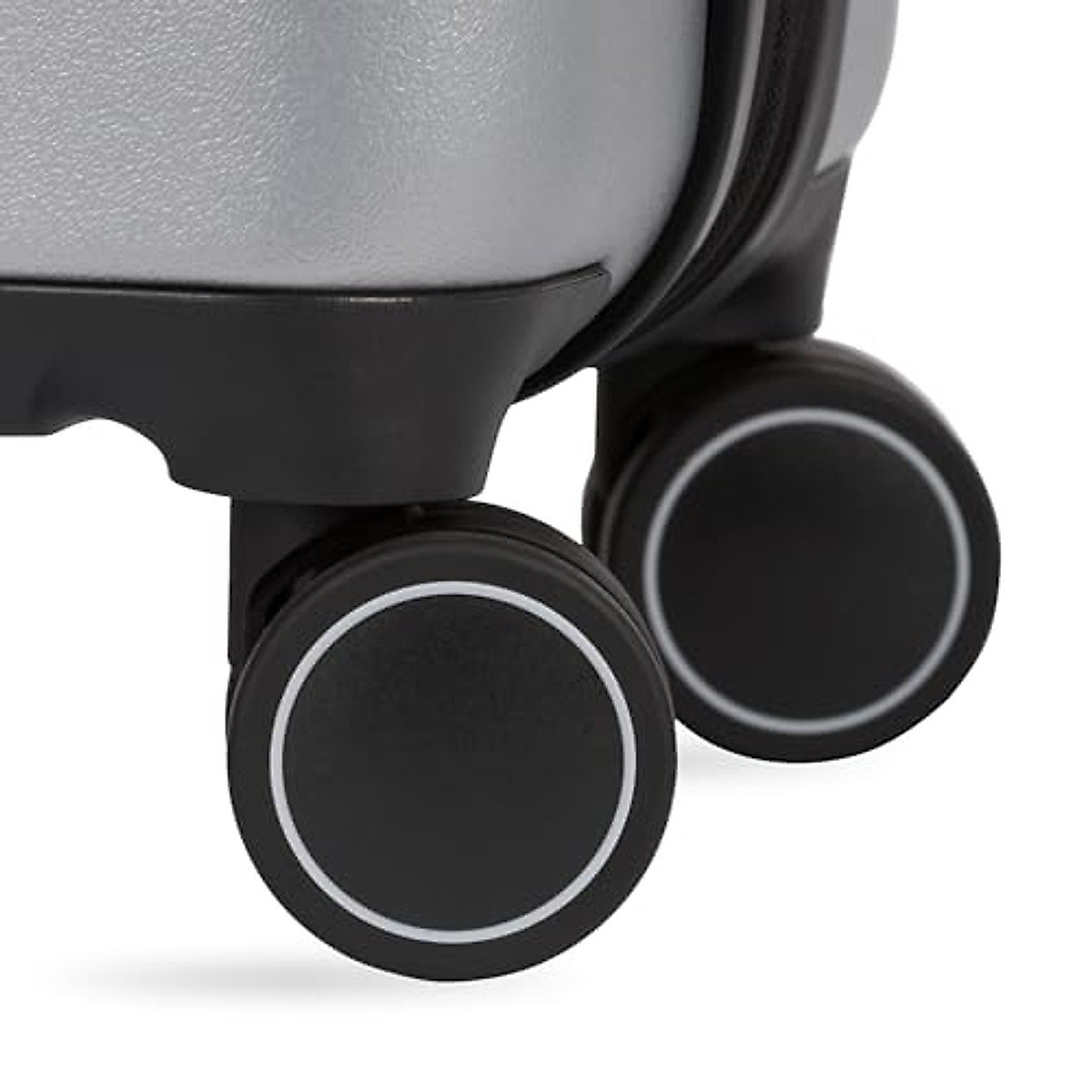 SwissGear 8020 Eclipse Hardside Expandable Luggage with Spinner Wheels, Ultimate Grey, Carry-On 18-Inch