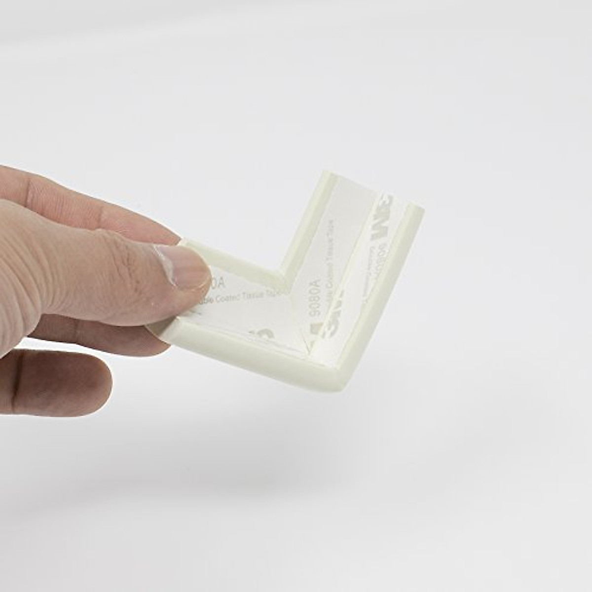 Red Monkey [12Pack] Corner Guards Protector Edge Bumpers Pads for Baby & Kids Pre-Attached 3M Adhesive Taped Easy Peel Off Install & Decorative Sharp Furniture Glass Table Desk (White)