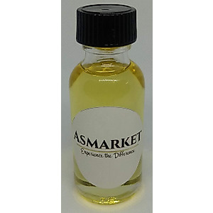 ASMARKET Egyptian Musk Unisex Thick Golden Hypoallergenic Perfume Body Oil (1 fl oz)_Clean Romantic Musk Scent