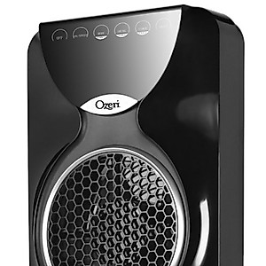 Ozeri 3X Tower Fan (44") with Bluetooth and Passive Noise Reduction Technology, Black