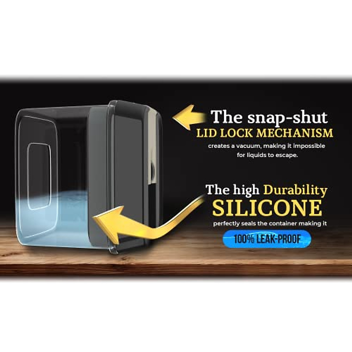 Chef's Path Airtight Food Containers with Easy Lock Lids - 7 PC BPA Free Plastic Containers for Kitchen Pantry Organization and Storage, Ideal for Cereal, Sugar & Dry Food - Accessories Included