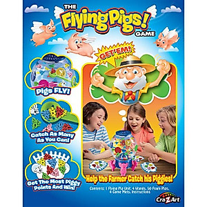 Cra-Z-Art Flying Pigs Family Fun Game, Kids Ages 4 Years and Up