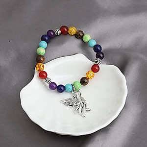 MYOSPARK Phoenix Bracelet Phoenix Bird Charm Phoenix Lover Gift Rising Phoenix Rebirth Inspirational Jewelry Gift (Phoenix bead BR)