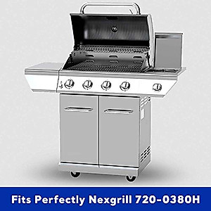 Uniflasy 17 Inches Cooking Grates for Home Depot Nexgrill 720-0830H 720-0830D, 720-0783E, 720-0783C Gas Grill Replacement Parts, Stainless Steel Uniflame Gas Grills Cooking Grids 2 Pack