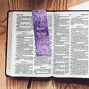 Children and Youth Bookmark, My God My Rock, Psalm 18:2, Pack of 25, Handouts for Classroom, Sunday School, and Bible Study