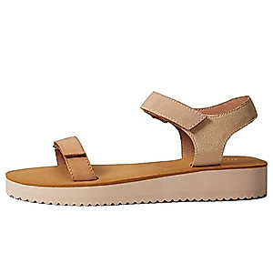 Madewell The Maggie Sandal in Colorblock Sandstone Multi 9 M