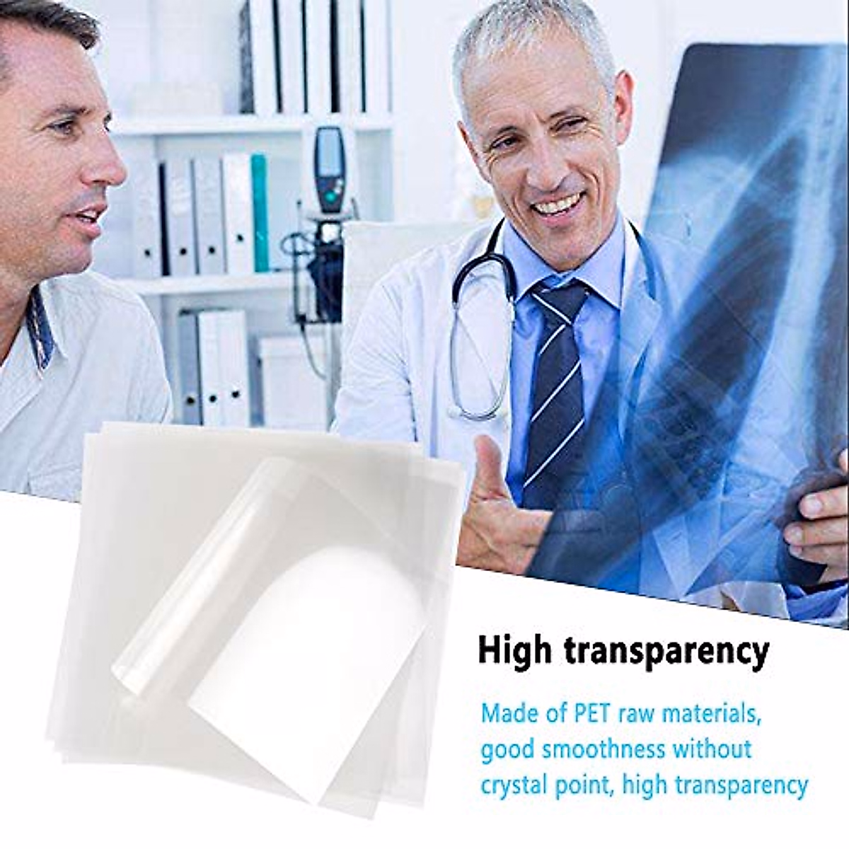 20 Sheets Transparency Film for Inkjet Printers Transparency Printing Film Printable Transparent Paper Sheets Inkjet Transparenty Film Transparent Inkjet Printing Film Overhead Projector Film