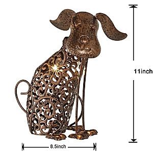 Cat and Dog Solar Garden Decor LED Lights, Nature's porter Outdoor Lights for Yard Patio Lawn Landscape Pathway Decorations, Wonderful Gift for Friends