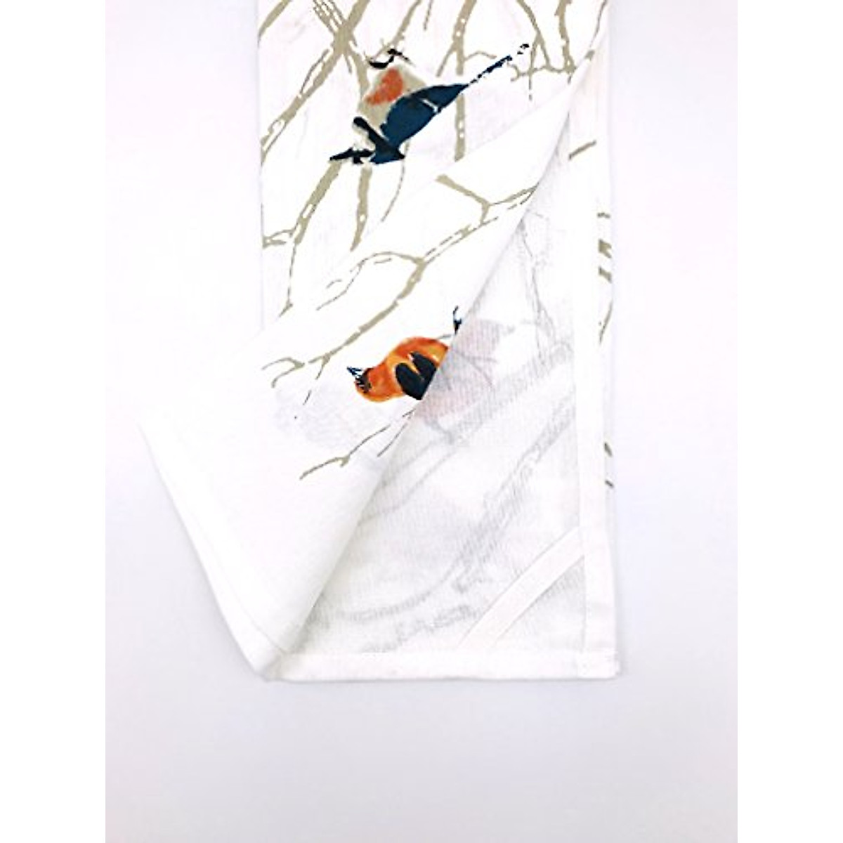 INDIA OVERSEAS Bird Watching Hand Towels: Colorful Artistic Wildlife Design, Set of 2