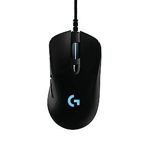 Logitech G403 Prodigy RGB Gaming Mouse – 16.8 Million Color Backlighting, 6 Programmable Buttons, Onboard Memory, Up to 12,000 DPI (Renewed)