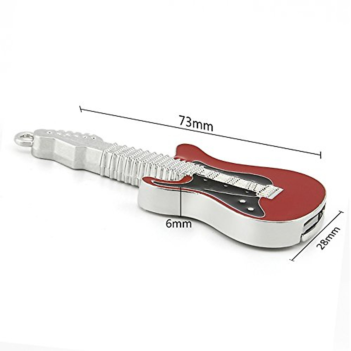 32GB USB 2.0 Flash Drive Metal Music Guitar Shaped Pen Drive Memory Stick Thumb Drive