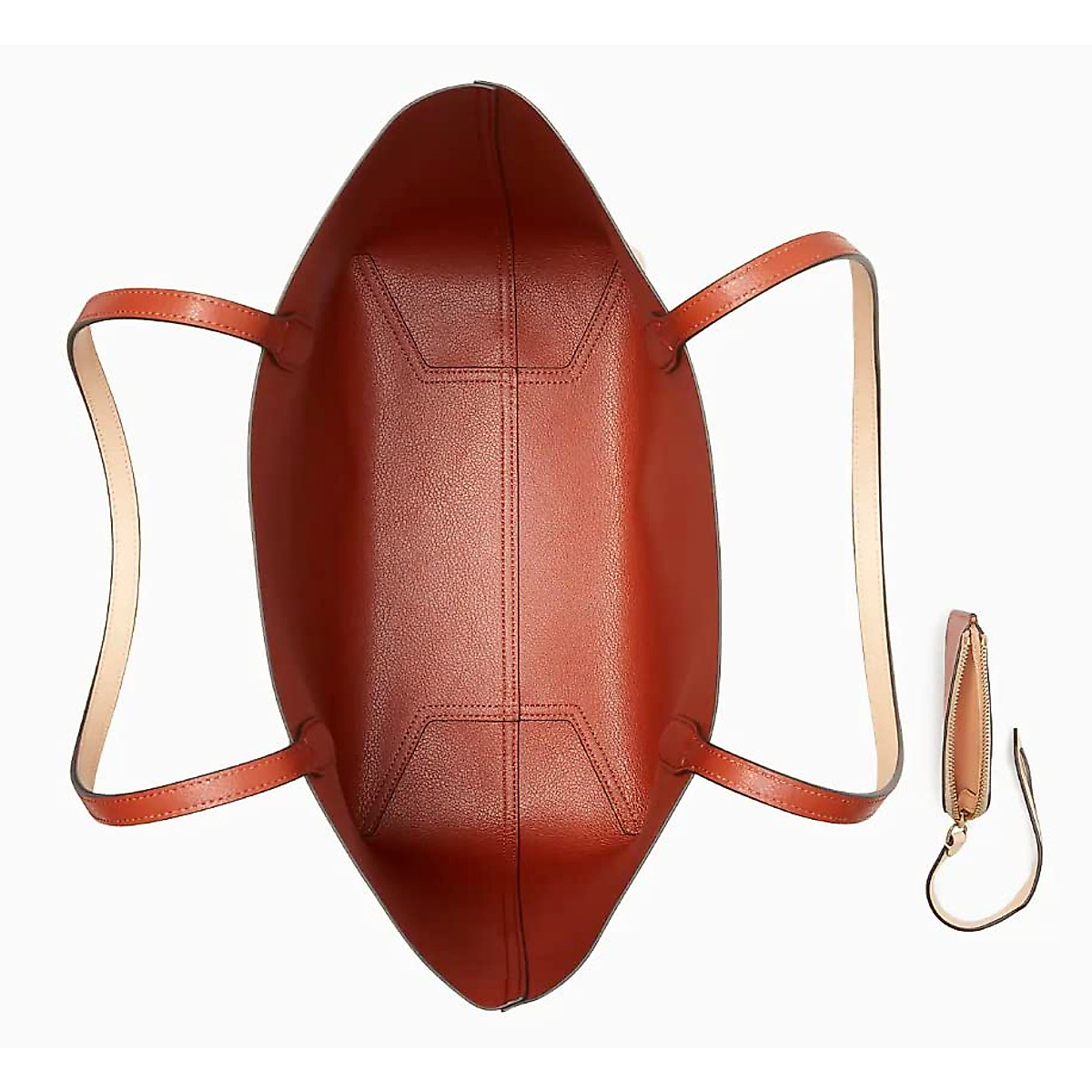 Kate Spade New York Ava Leather Reversible Tote (Peach Crispy)