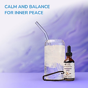 Pure Inventions Tranquility - Supports Relaxation - Vanilla and Chamomile - Water Infusion Drops - No Sugar, Calories, or Artificial Sweeteners - 60 Servings - 2oz