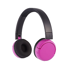 Made for Amazon, Volume Limiting Bluetooth BuddyPhones, PopTime in Pink. Ages (8-15)