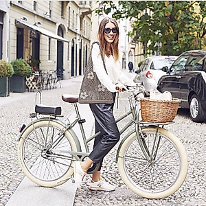 Cute Crochet Tote Bag With Mesh, Perfect For Beach & Pool - Includes 1 Flower KeyChain and 2 Sunflower Bracelets - Women's Accessory