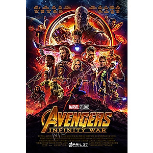 MCPosters - Marvel Avengers Infinity War 2018 Movie Poster GLOSSY FINISH - MCP018 (24" x 36" (61cm x 91.5cm))