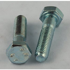 M7-1.00 x 30mm Hx Hd Cap Screws Coarse Thread CL 8.8 Zinc 13 Pack