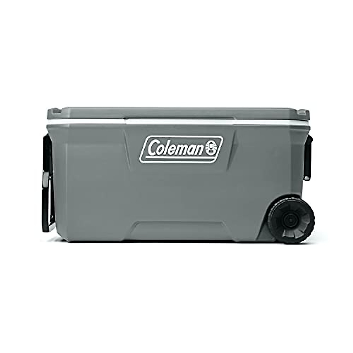 Coleman Ice Chest | Coleman 316 Series Wheeled Hard Coolers, 100qt Rock Grey & Broadband Mesh Quad Camping Chair