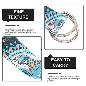 Gatuida Exercise Mat Holder Yoga Straps for Stretching Stretch Strap Leg Stretcher Strap Yoga Belt Strap Workout Resistance Band Yoga Band Leg Strap Fitness Advanced Polyester Elastic Cord