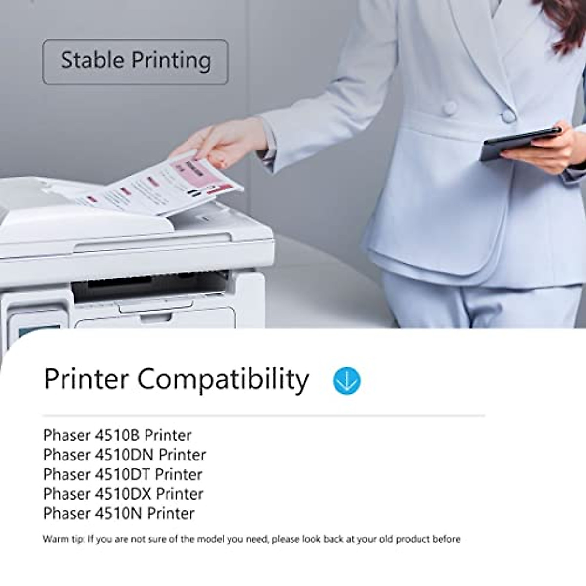 Phaser 4510 Toner Cartridge 113R00712 - UOTY 1 Pack Black High Capacity 113R00712 Toner Replacement for Xerox Phaser 4510B 4510DN 4510DT 4510DX 4510N Printer