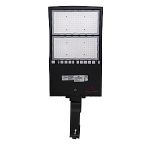 RuggedGrade 42,000 Lumen - 300 watt NextGen III LED Shoebox Lights - Dimmable - with Photocell -ARM Mount