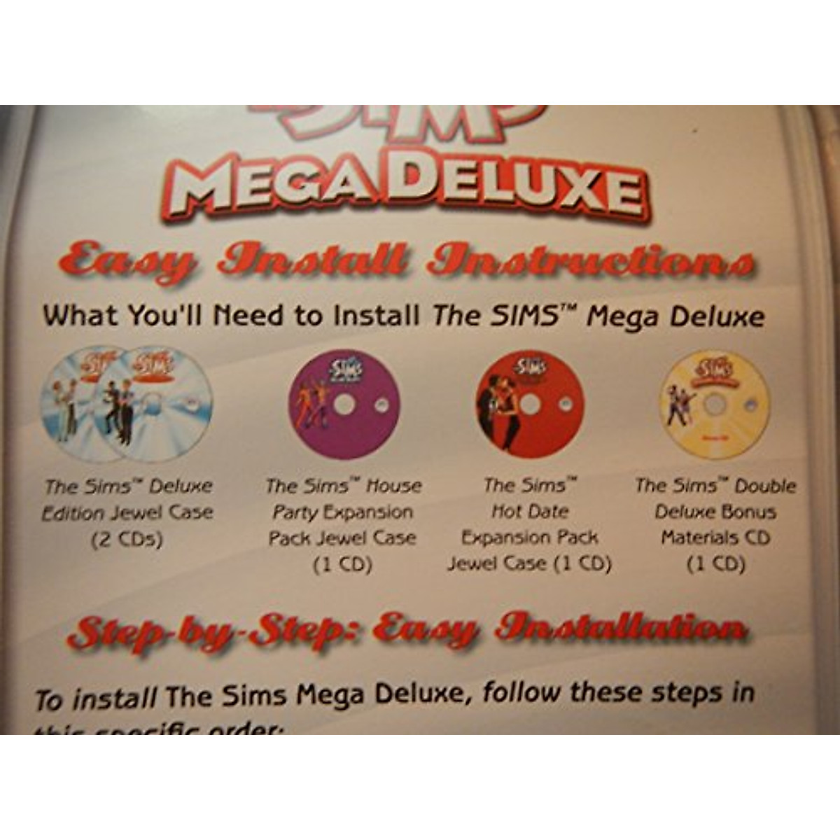 The Sims Mega Deluxe (The Sims / House Party / Livin' Large / Hot Date)