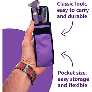 OdontoMed2011® Mini Otoscope Fiber Optic Examination + Free Bulb (Purple)