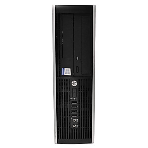 HP Elite Desktop PC Computer | Intel i5 | 8GB Ram | 1TB HDD | 5G-WiFi + BT | Win10 Pro | 24in 1080p Monitor + Webcam, RGB Mouse & Keyboard + Speakers, Office 365 | Professional Computer Kit (Renewed)