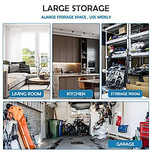 6 Tier Storage Shelves, 18" D x 48" W x 82" H Wire Rack Shelving, Shelving Units, Height Adjustable, Metal Storage Shelves, Wire Shelving, Shelving Units and Storage for Kitchen Garage Warehouse