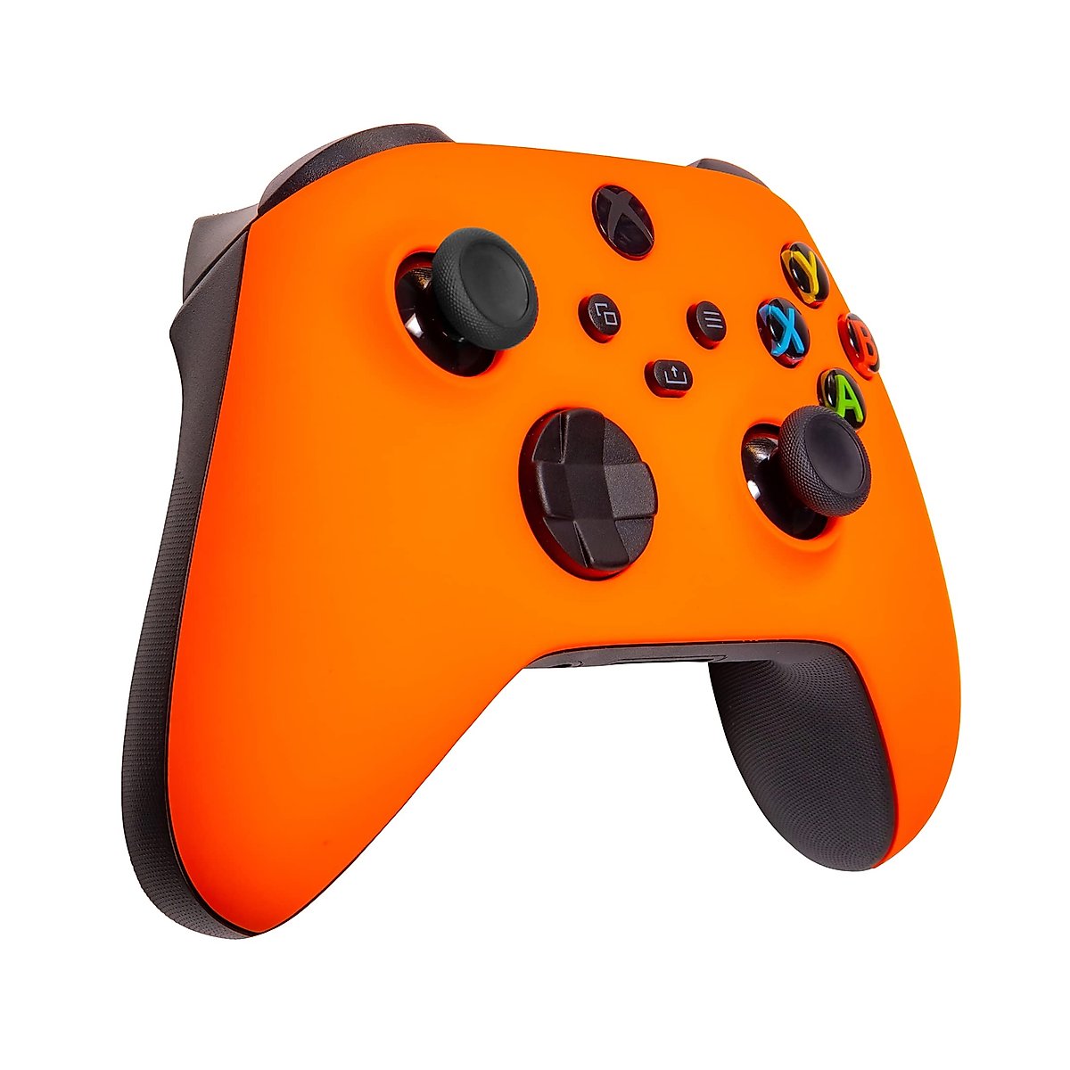 Xbox One Series X S Custom Soft Touch Controller - Soft Touch Feel, Added Grip, Neon Orange Color - Compatible with Xbox One, Series X, Series S