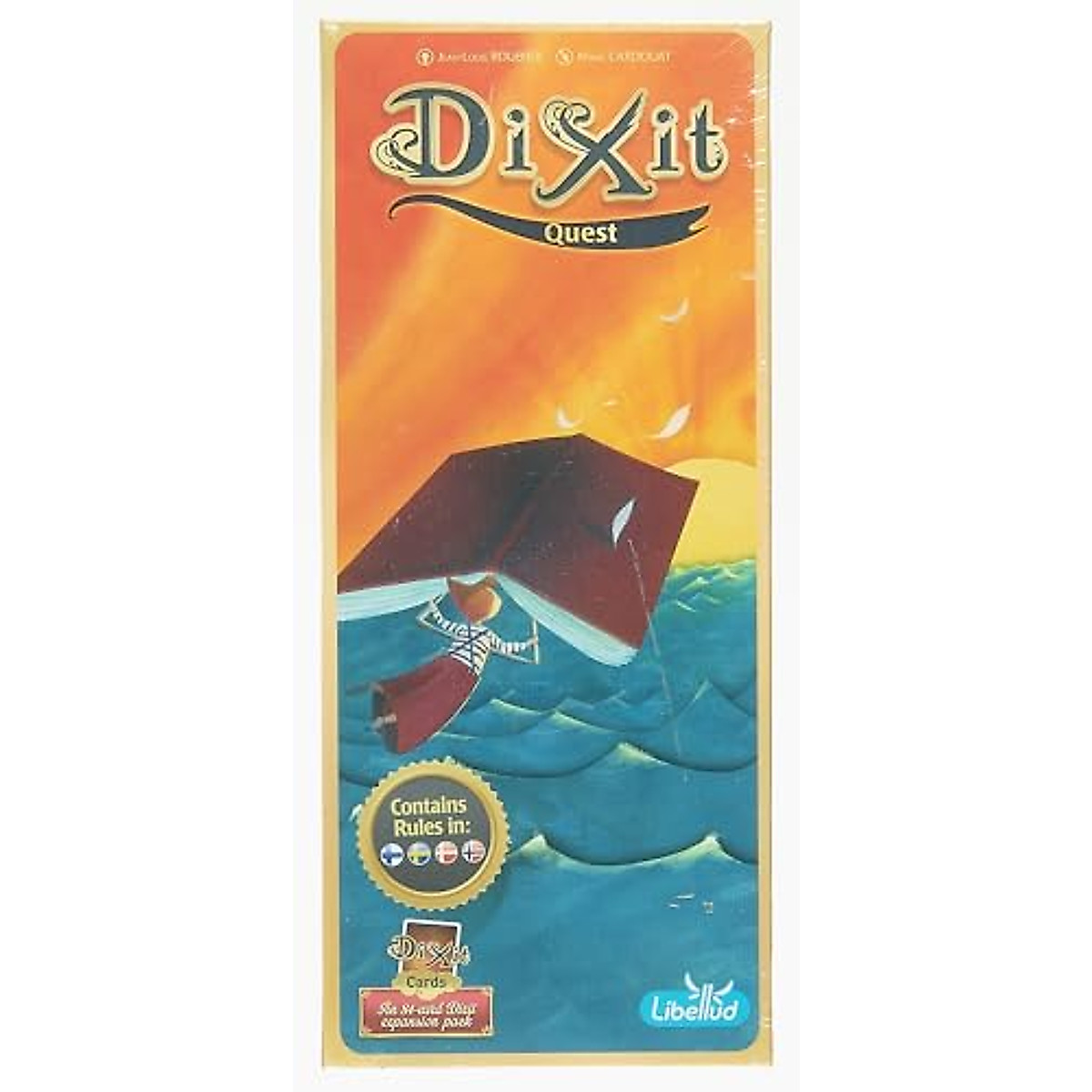 Dixit Quest Board Game - Expand Your Imagination with 84 New Cards! Creative Storytelling Game, Fun Family Game for Kids & Adults, Ages 8+, 3-6 Players, 30 Minute Playtime, Made by Libellud
