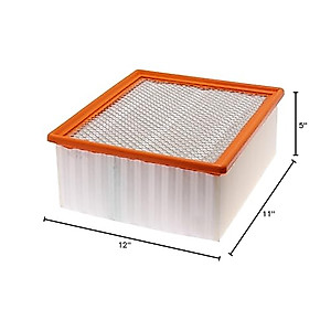 FRAM Extra Guard CA10261 Replacement Engine Air Filter for 2007-2022 Dodge Ram 2500-5500 (6.4L & 6.7L), Provides Up to 12 Months or 12,000 Miles Filter Protection