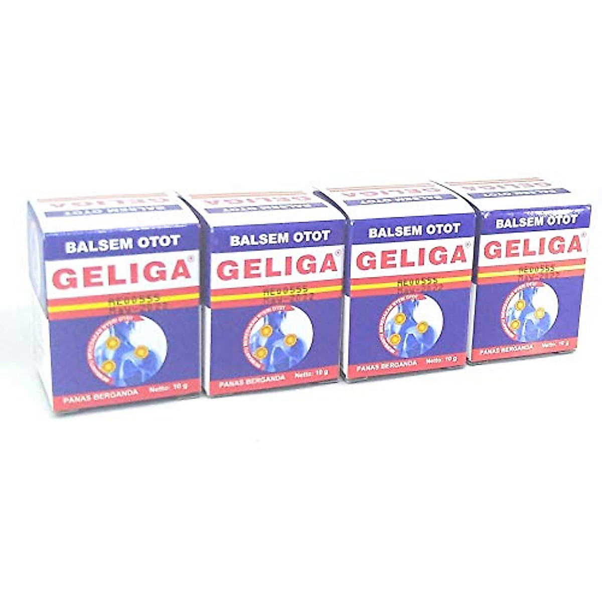 Geliga Muscular Balm Original Eagle Brand- 4 Bottle X 10g