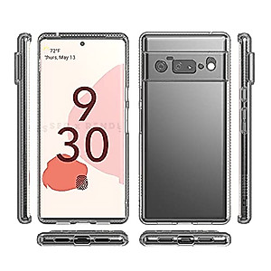 HAII Clear Case for Google Pixel 6, Slim Thin Flexible TPU Shock-Absorbing Soft Crystal Clear Lightweight Shockproof Protective Case Cover for Google Pixel 6 (Clear)