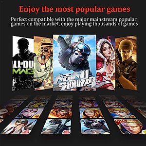 ipega-PG-9083B Wireless 5.0 Smart PUBG Mobile Game Controller Retractable Game Gamepad for iOS(iOS 11-13.3)/Android Mobile Smartphone Tablet (Red-Blue)