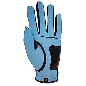 Zero Friction Men's Compression Fit Golf Glove - OSFM Carolina Blue LH(RH)