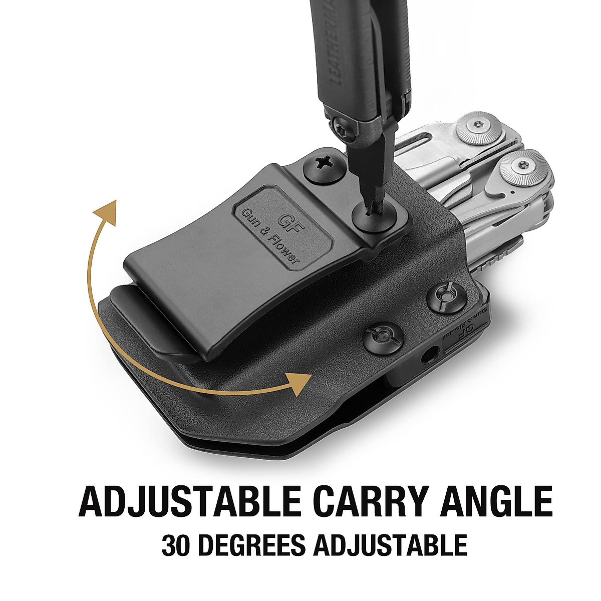 Kydex Multitool Sheath for LEATHERMAN Surge Heave Duty, Fits for LEATHERMAN Surge Multitool Sheath Pouch Case Holster, Multitool Not Included(Black)