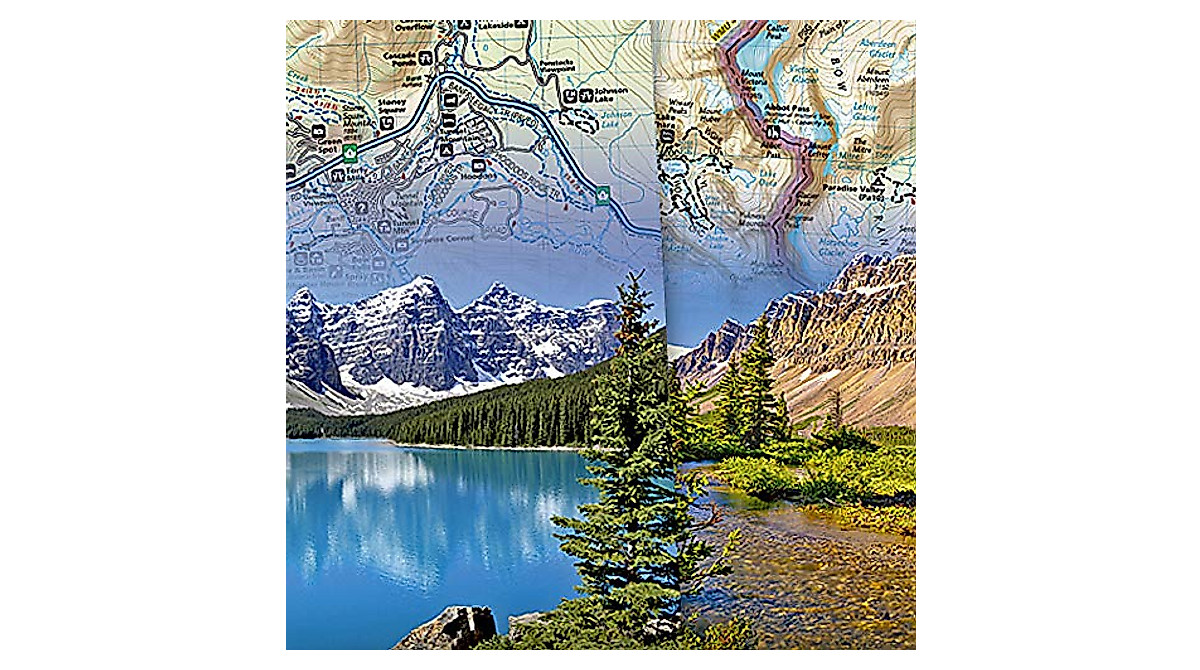 Banff National Park Map Pack | Waterproof Trails Illustrated Maps