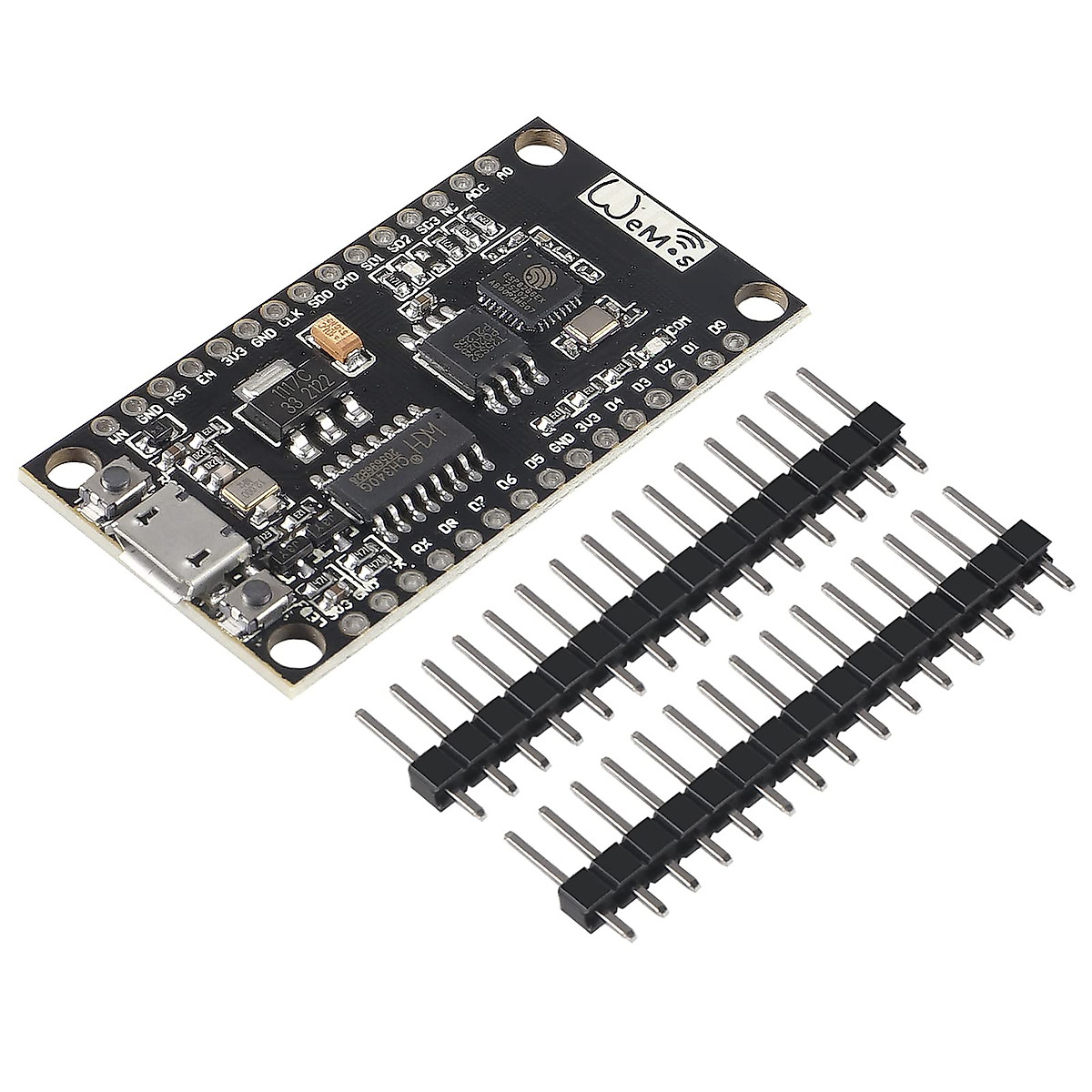 DORHEA 3Pcs NodeMCU V3 Lua WiFi Module Integration of ESP8266 + Extra Memory 32M Flash, USB Serial Port Converter CH340G Compatible for NodeMCU Board