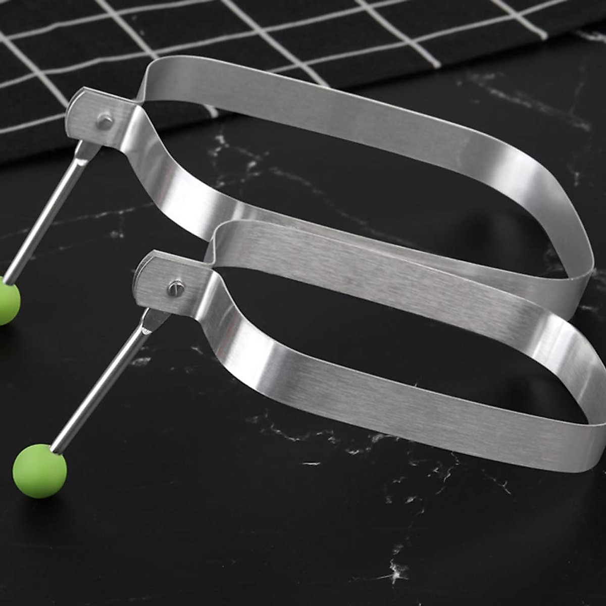 TOPBATHY 5pcs Mousse Rings Cake Baking Egg Rings Stainless Steel Shaper Rectangular Non Stick Pastry Mold Mould for Kitchen Cooking Size M 709ml