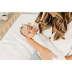 Copper Pearl Large Premium Knit Baby Swaddle Receiving Blanket Bliss