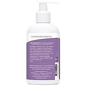 Earth Mama Calming Lavender Baby Lotion | Nourishing Organic Calendula + Rooibos for Sensitive Skin, 8 Fl Oz