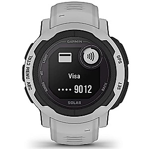 Garmin 010-02627-11 Instinct 2 Solar 45mm GPS Smartwatch Mist Gray Bundle with Premium 2YR CPS Enhanced Protection Pack