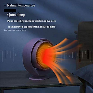 Akabsh Mini Desk Heater, Office Desk Wall-Mounted Dual-Purpose Portable Fast Heating Heater US Version Air Warmer Fan Heaters