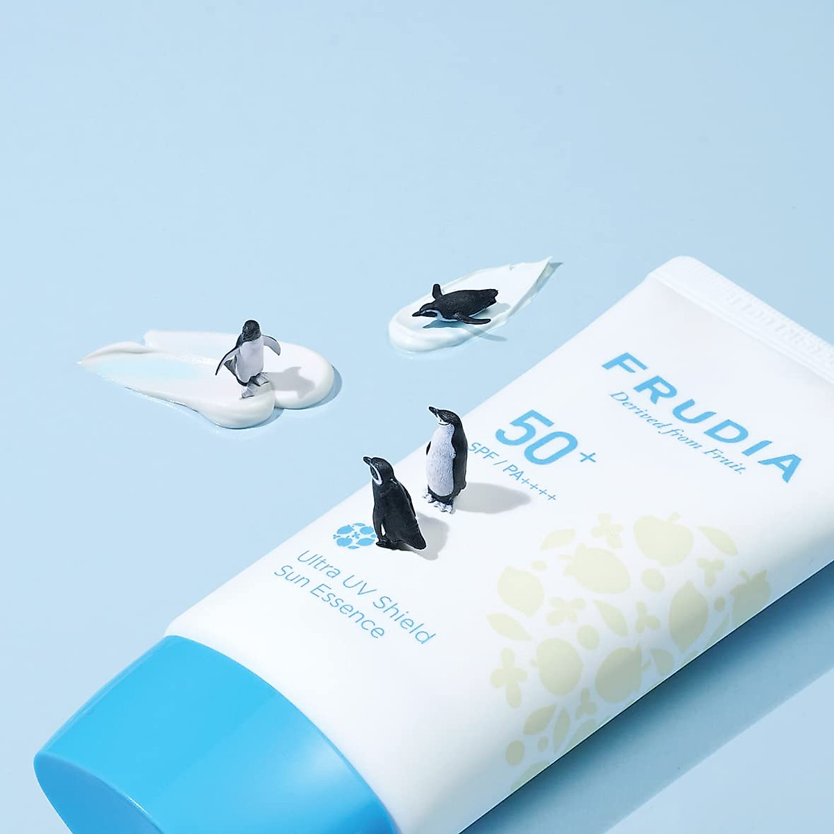 WELCOS FRUDIA Sun Block Day Cream Essence Facial SPF | Organic Hydrating Face Cream Vegan Face Moisturizer for Dry Skin | Sun Screens Lotion Day Moisturizer for Face Women Korean Skin Care 1.76 fl oz