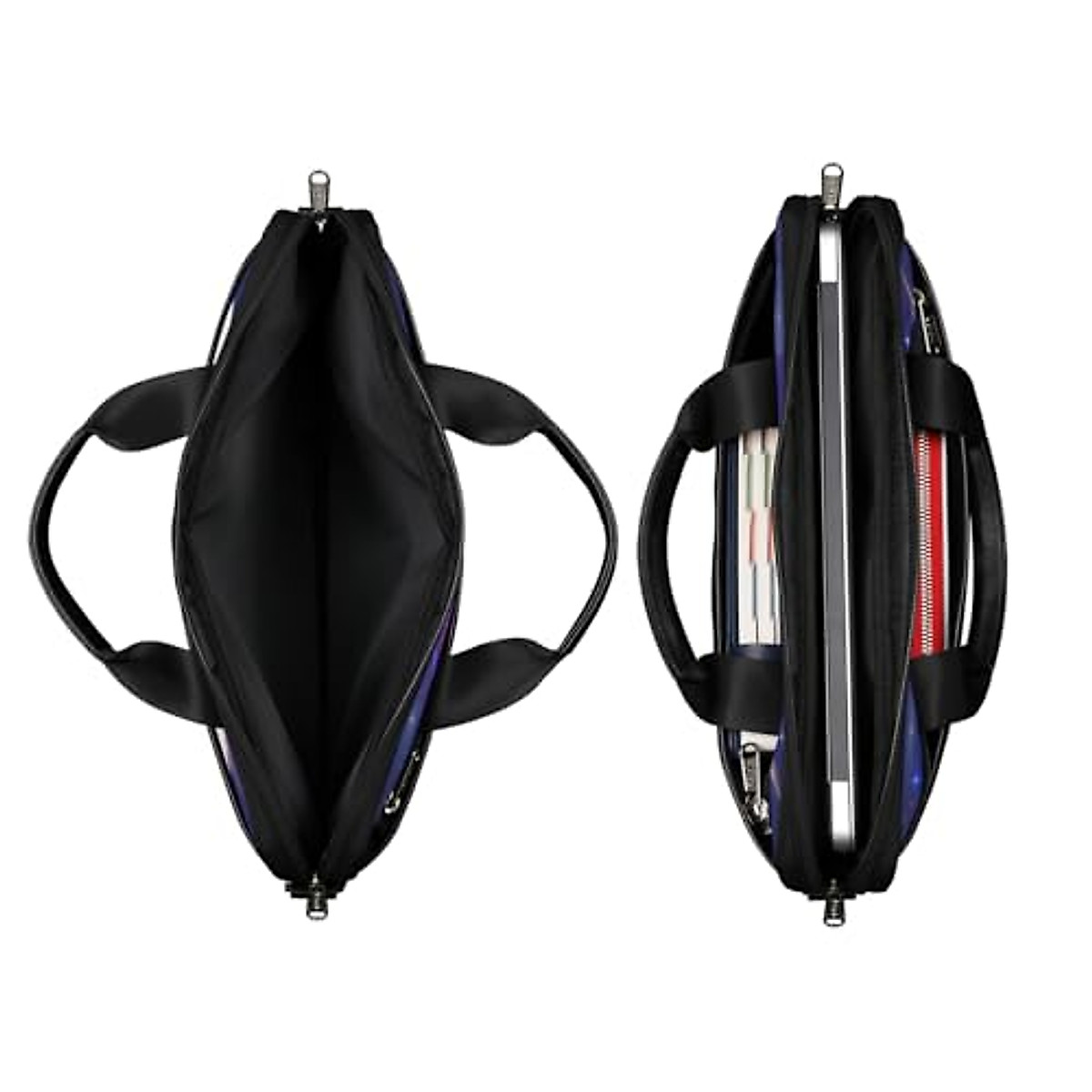 Planet Universe Laptop Computer Bag Waterproof Shoulder Messenger Bag 13-15 inch Durable Laptop Tote Bag with Shoulder Strap Handle Lightweight Crossbody Briefcase